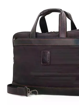 Longchamp L Boxford Leather-trim Briefcase