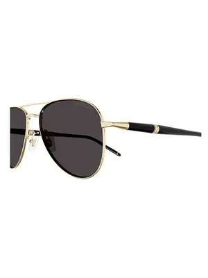 Montblanc Aviator Double Bridge Sunglasses