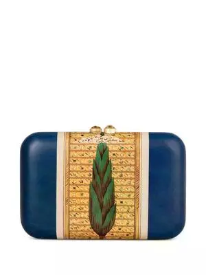 SILVIA FURMANOVICH Abalone Shell Marquetry Clutch