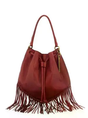 CATERINA LUCCHI Adelaide Leather Shoulder Bag - Red