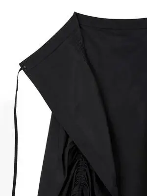 STUDIO TOMBOY Ruched Midi Wrap Skirt