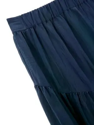 STUDIO TOMBOY Asymmetrical Tiered A-line Maxi Skirt