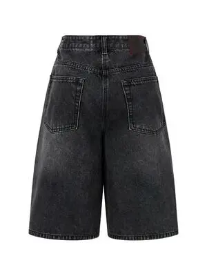 STUDIO TOMBOY Faded Effect Knee-length Denim Shorts