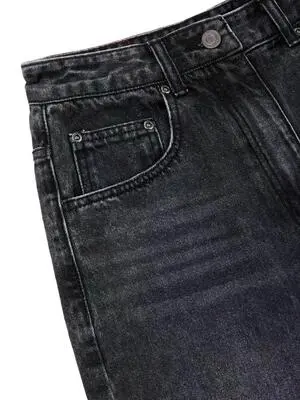 STUDIO TOMBOY Faded Effect Knee-length Denim Shorts