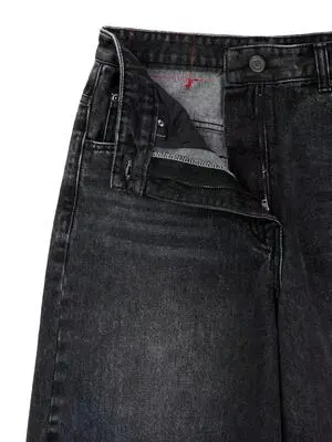 STUDIO TOMBOY Faded Effect Knee-length Denim Shorts