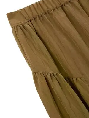 STUDIO TOMBOY Asymmetrical Tiered Maxi Skirt
