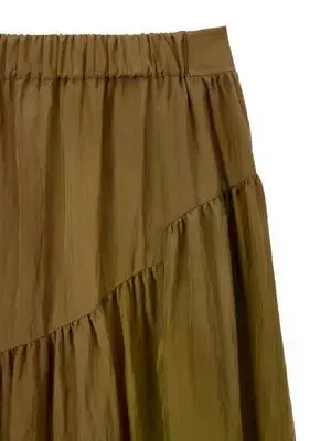 STUDIO TOMBOY Asymmetrical Tiered Maxi Skirt
