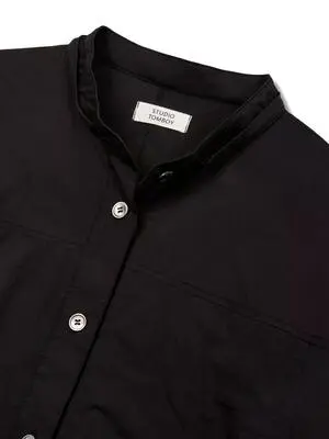 STUDIO TOMBOY Detachable Hood Button-up Shirt
