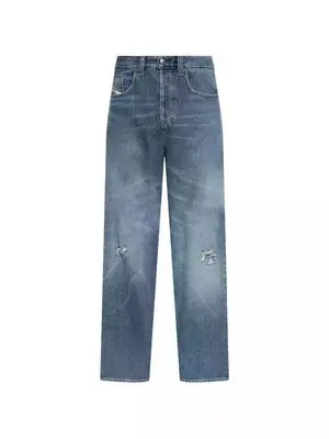 DIESEL® D-macro Distressed Jeans - Blue