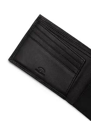 Guess Milano Logo-plaque Textured Wallet
