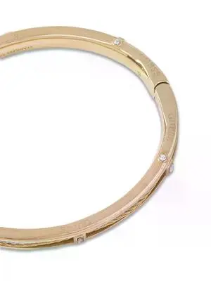 Guess Kalybe Crystal-embellished Cable-detail Bracelets