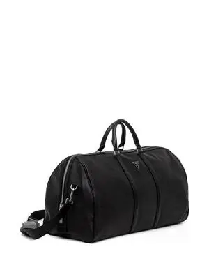 Guess Textured Logo Plaque Holdall