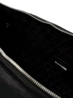 Guess Textured Logo Plaque Holdall