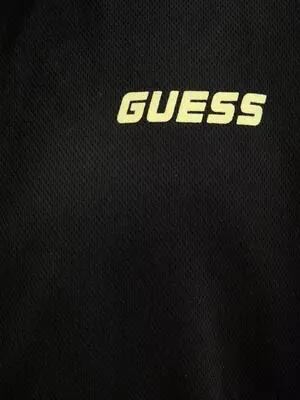 Guess Logo Print Zip-up Sweater
