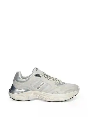 Guess Panelled Logo-print Sneakers - Grey