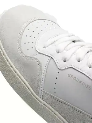 GROUNDIES Perforated Panelled Sneakers