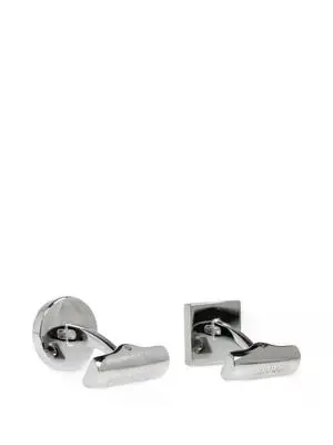 FERRAGAMO Mismatching Geometric Cufflinks - Silver