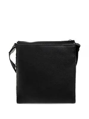 FERRAGAMO Gancini Embossed Leather Tote Bag