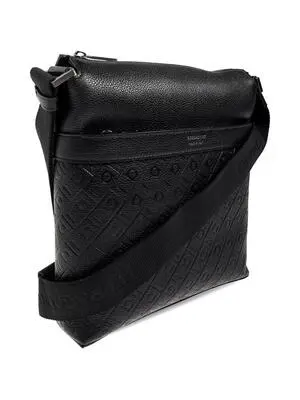FERRAGAMO Gancini Embossed Leather Tote Bag