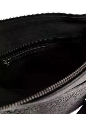 FERRAGAMO Gancini Embossed Leather Tote Bag