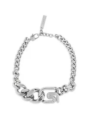 Givenchy G-link Curb Chain Bracelet - Silver
