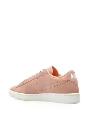 Nike Suede Perforated Logo Sneakers