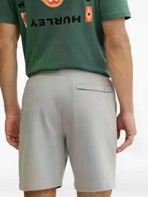 Hurley Logo-embroidered Drawstring Waist Shorts