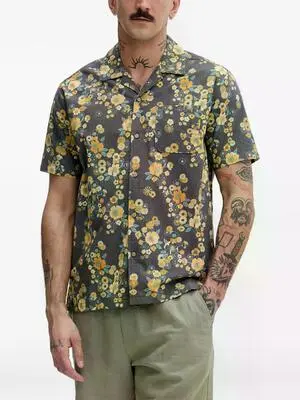 Hurley Floral-print Short-sleeve Shirt