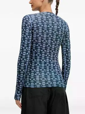 Kari Traa Fryd Fair Isle Long-sleeve Base-layer Top