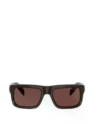 Prada Square-frame Sunglasses - Brown