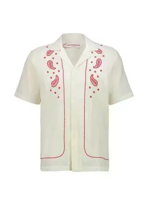 Orlebar Brown Maitan Embroidery Shirt