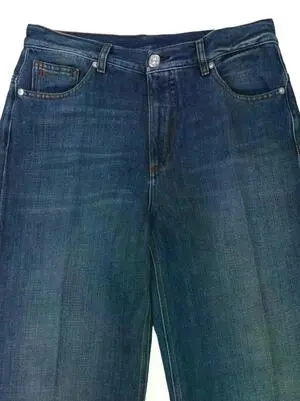NINE:INTHE:MORNING Faded Wide-leg Jeans