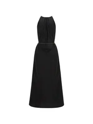 Max Mara Sleeveless Belted Dress