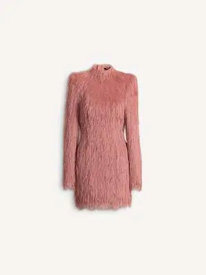 Balmain Sequin Fringe Bodycon Dress