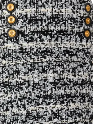 Balmain 1945 Soft Tweed Tote Bag