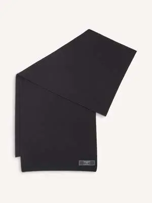 Balmain Wool Scarf - Black