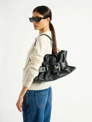 Balmain Medium Anthem Bag In Smooth Leather