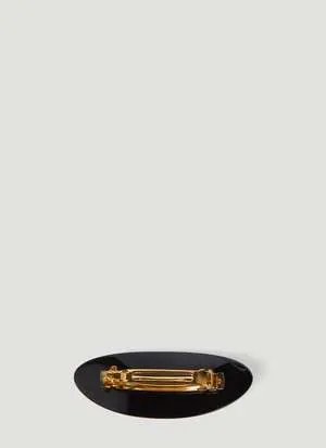 Balenciaga Logo Applique Resin Hair Clip