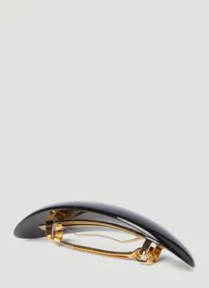 Balenciaga Logo Applique Resin Hair Clip