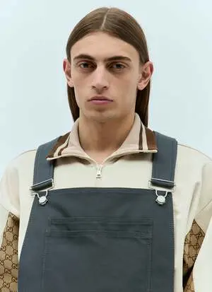 Gucci Logo Patch Dungarees