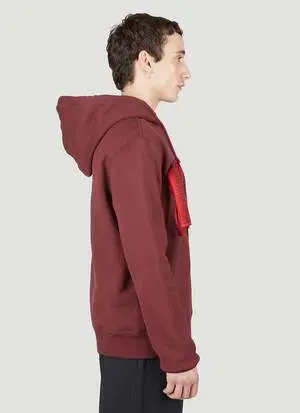 LANVIN Embroidered Logo Hooded Sweatshirt - Multicolor