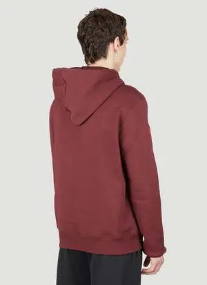 LANVIN Embroidered Logo Hooded Sweatshirt - Multicolor