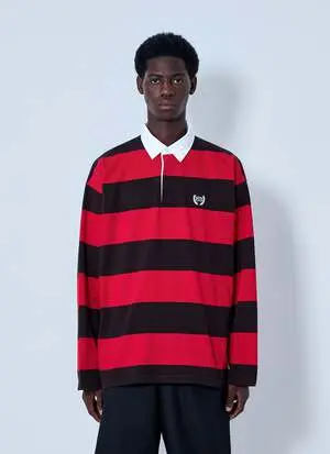 Balenciaga Striped Rugby T-shirt