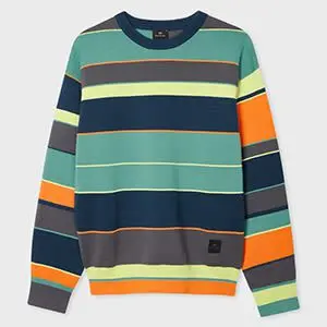 Paul Smith Milano Cotton Stripe Sweater - Multicolour