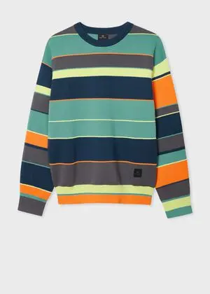 Paul Smith Milano Cotton Stripe Sweater - Multicolour