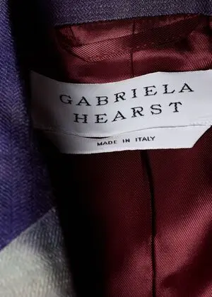 PAUL SMITH + GABRIELA HEARST Blue Mountain Print Blazer