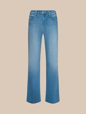 L'Agence Joanne Low-rise Wide-leg Jean - Pacific