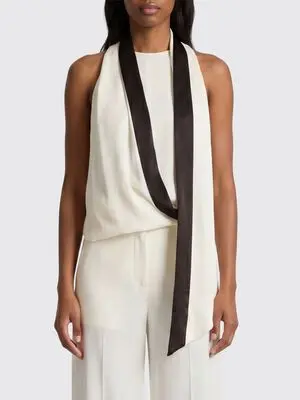 Alberta Ferretti Sleeveless Draped Top - Multicolor