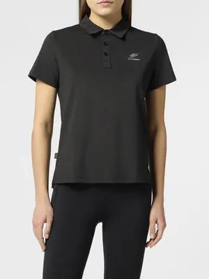 PLEIN SPORT Classic Cotton Polo Shirt - Black