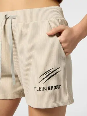 PLEIN SPORT Jogging Shorts - White